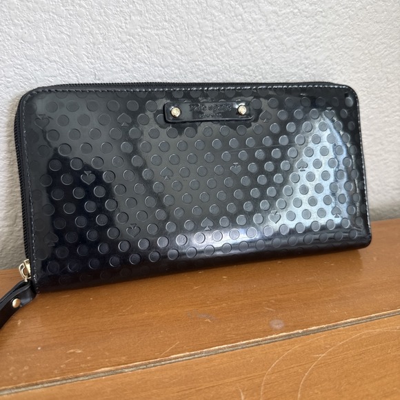 kate spade | Bags | Kate Spade Beale Street Logo Stamp Patent Leather ...
